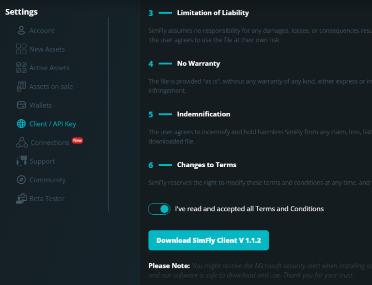 SimFly Client – SimFly
